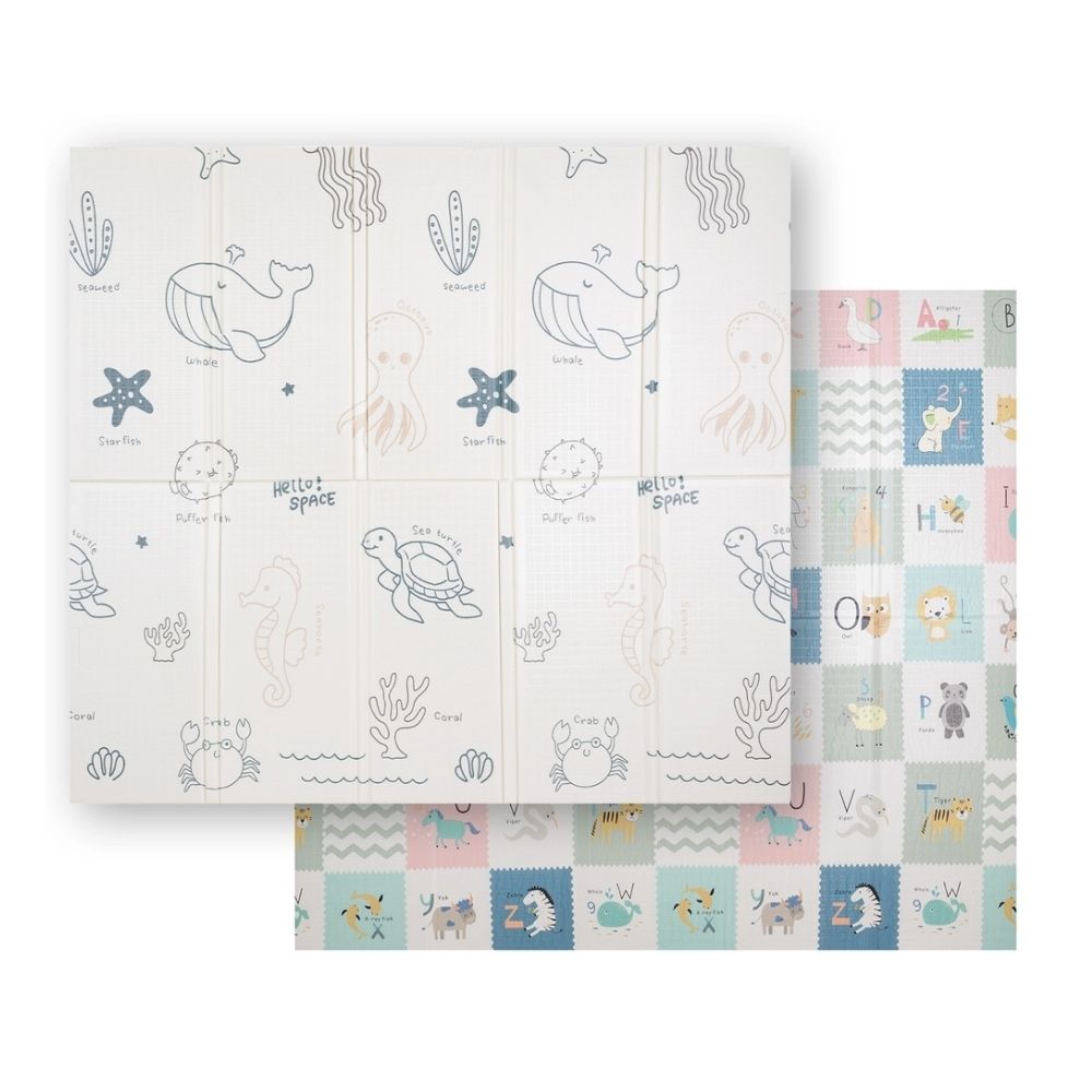 Sea Life & Alphabet Folding Play Mat | Kido Co. – Tayla Jean Play Mats